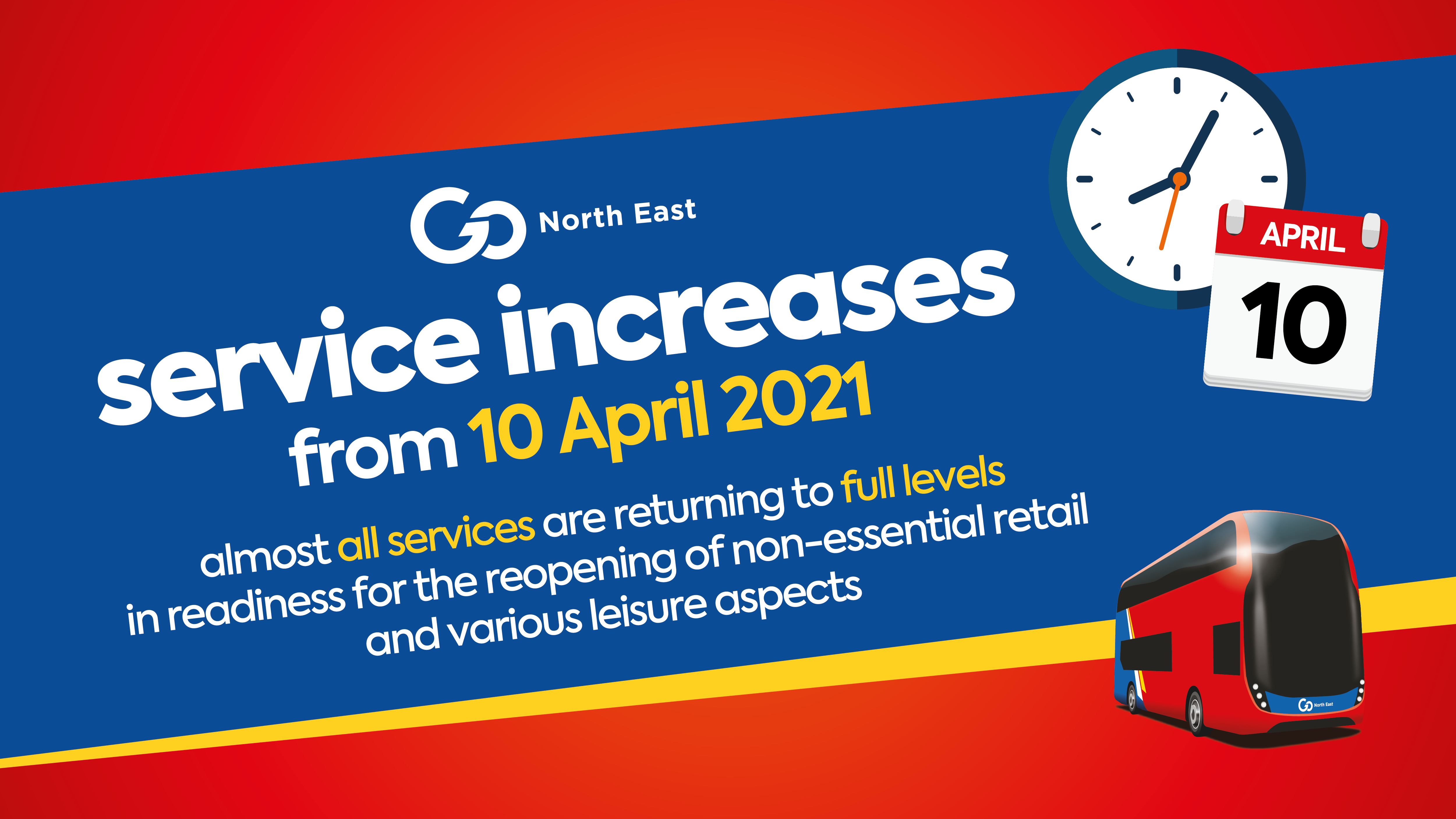 Go North East return to full levels of service from 10 April - Go North ...