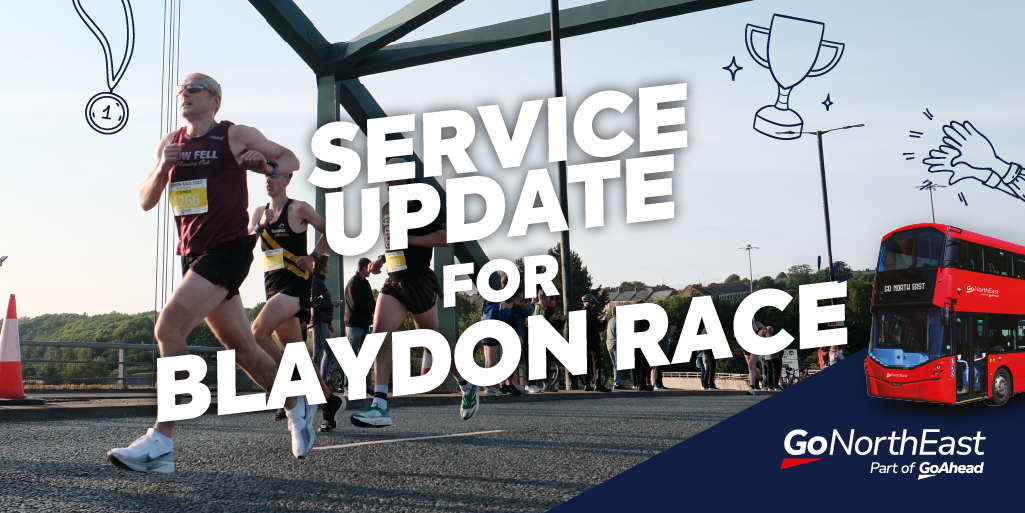 Service Update for the 2025 Blaydon Race - Go North East