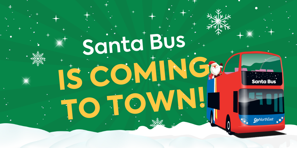 Santa Bus is Coming to Town! - Go North East