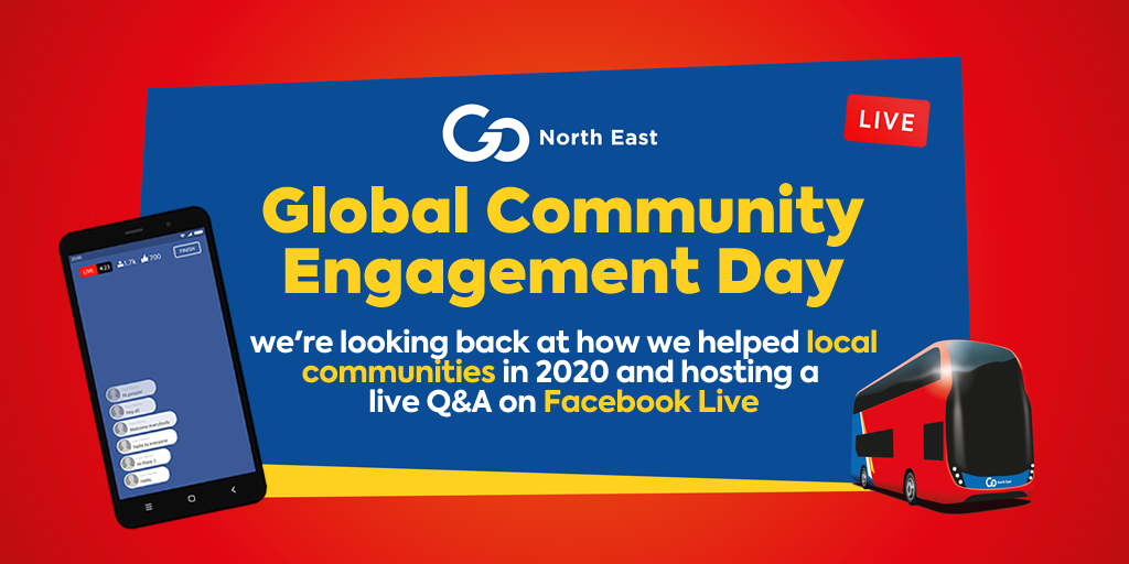 Go North East celebrates Global Community Engagement Day - Go North East