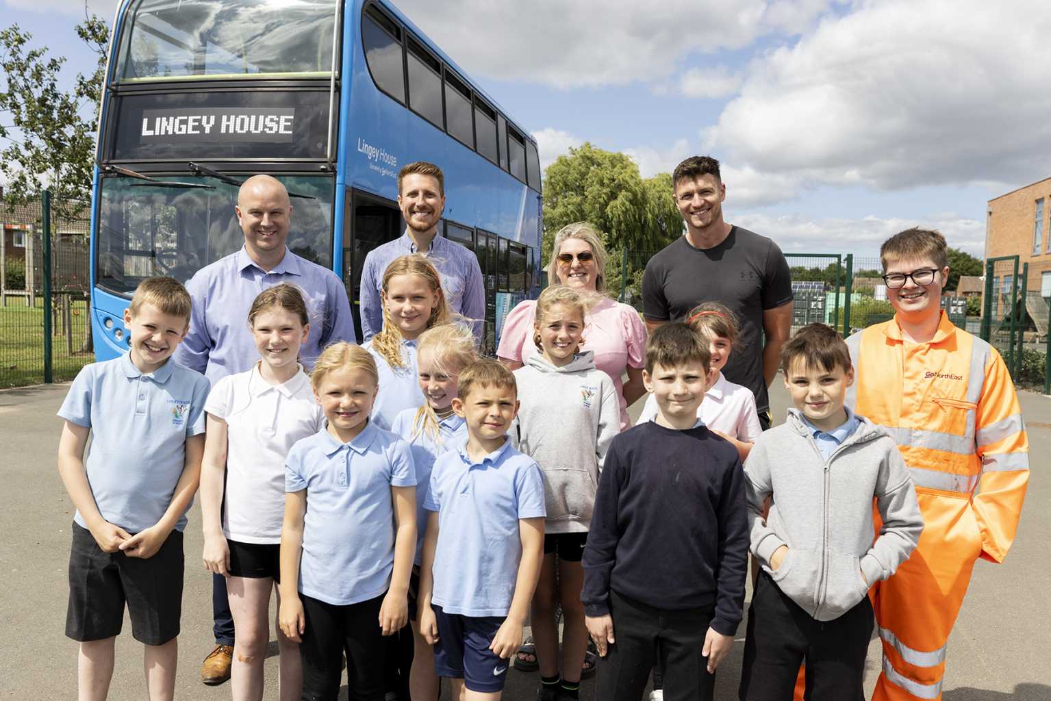 Go North East donates double-decker play bus to Lingey House Primary ...