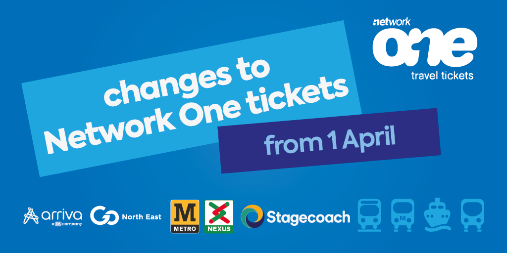 Changes to Network One tickets from 1 April - Go North East