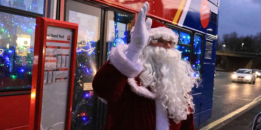 Go North East wraps up 2022 with Santa Bus joy and laughter - Go North East