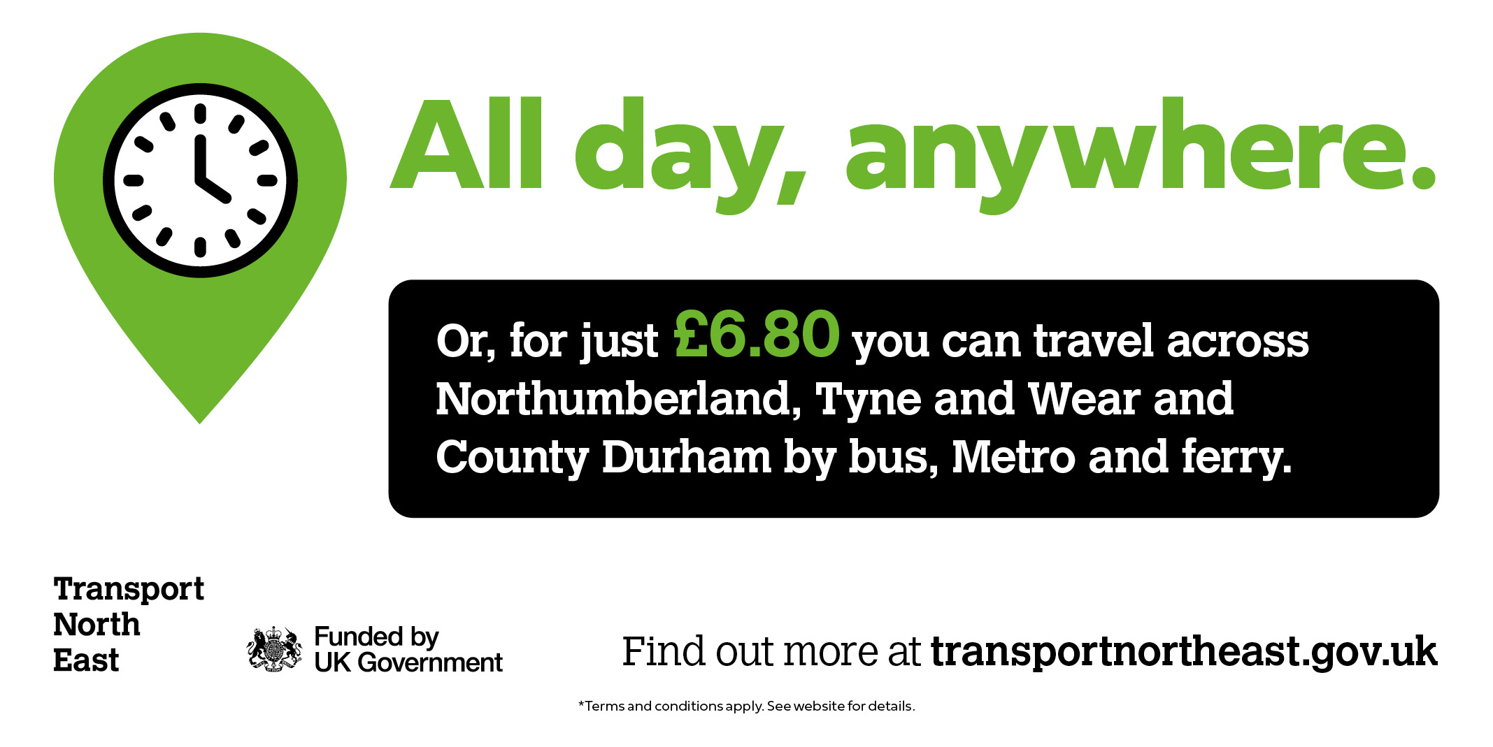 Launch of cheaper all day adult tickets - Go North East