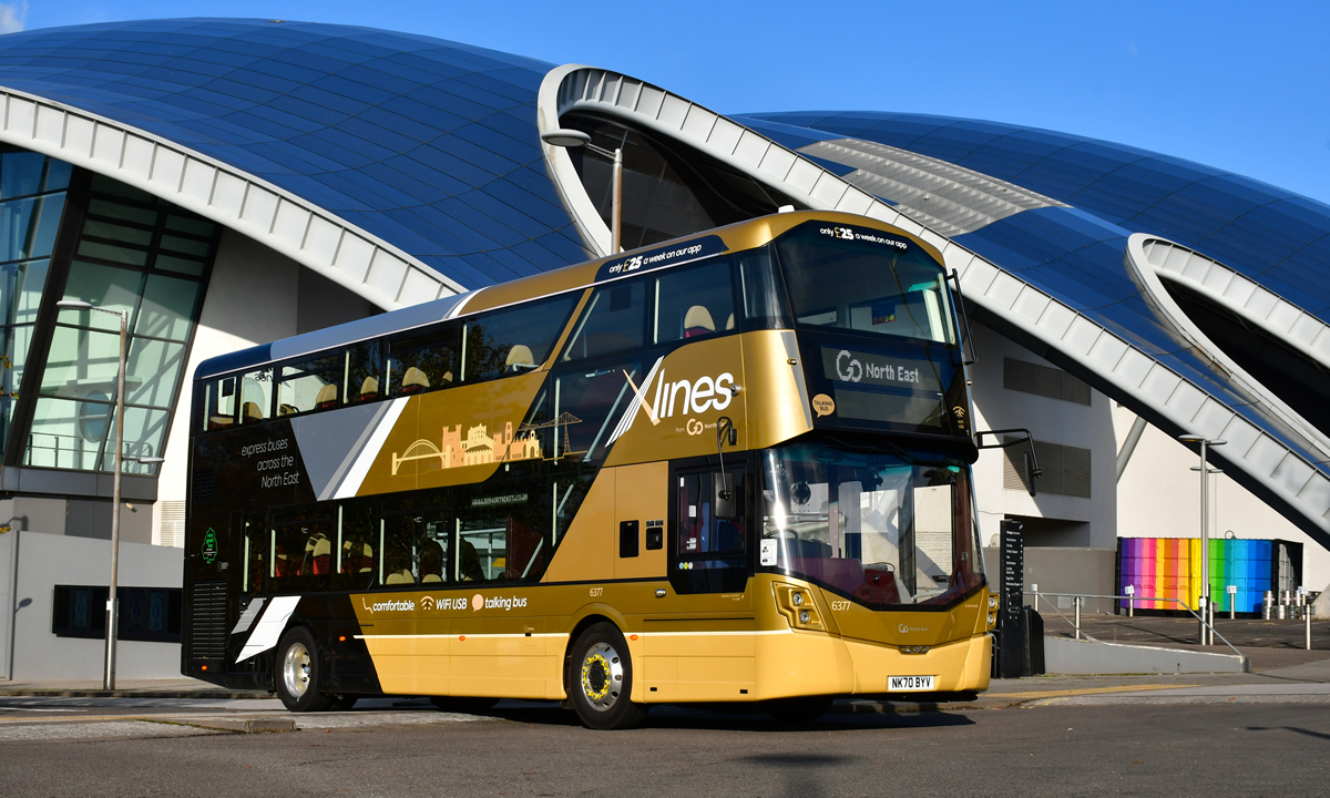 Go North East trials UK’s first 6-cylinder StreetDeck bus as part of £ ...