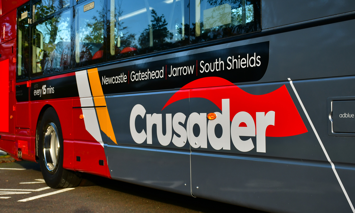 Go North East route that serves South Shields, Jarrow, Gateshead and ...