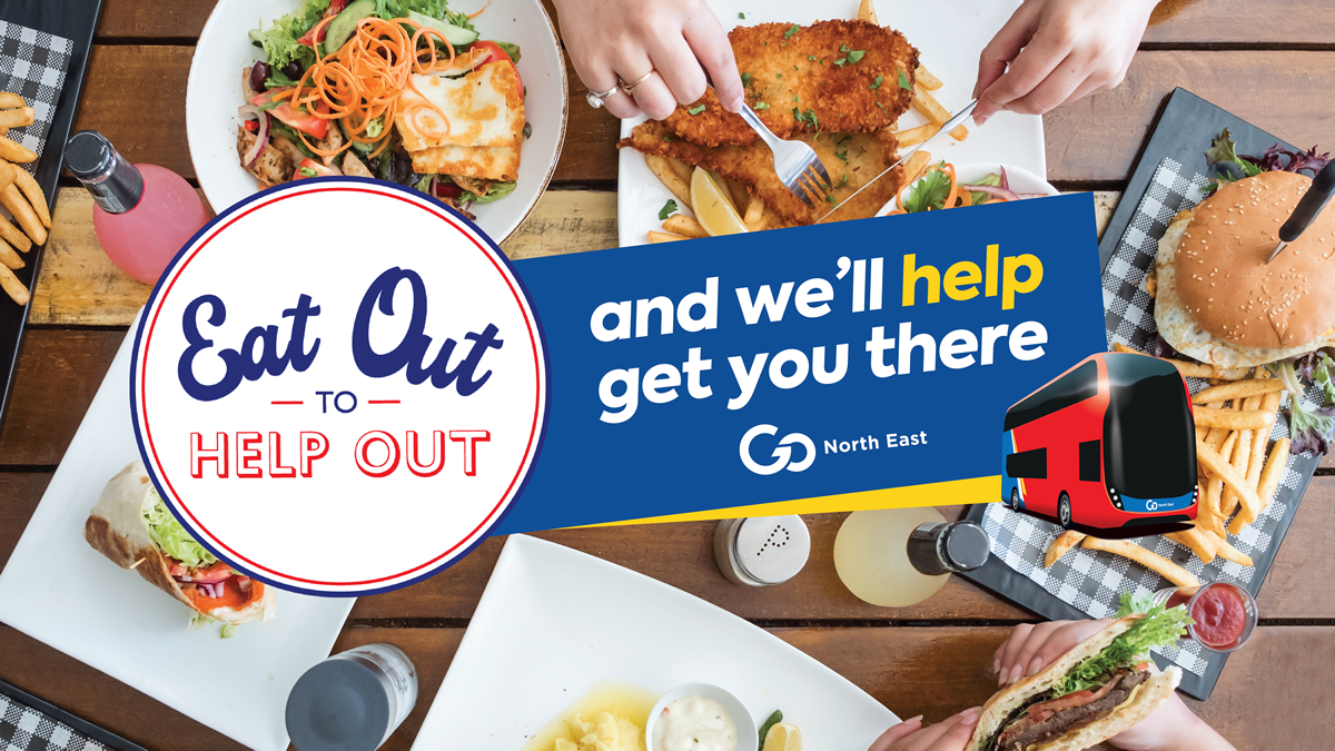 Grab a bargain with the Eat Out to Help Out scheme - Go North East
