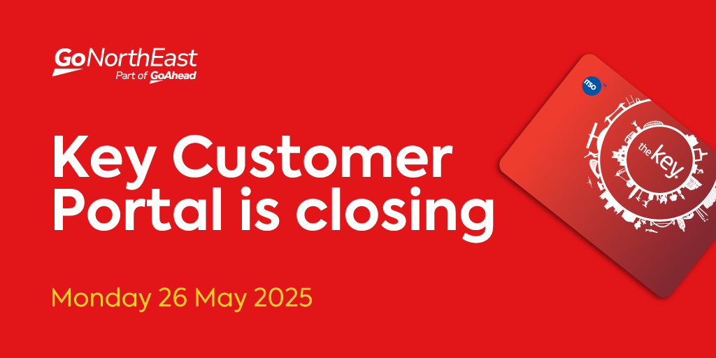 Key customer portal is closing - Go North East