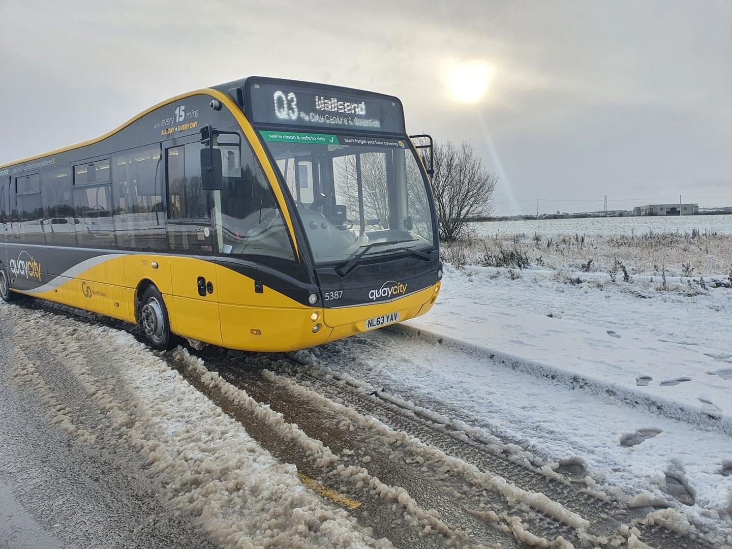 Go North East pulls out all the stops during snow disruption - Go North ...