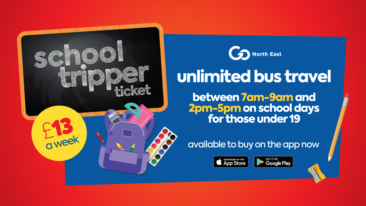 Back to school and college travel guide - Go North East